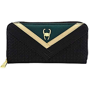 Loungefly Marvel Loki Cosplay Faux Leather Zip Wallet