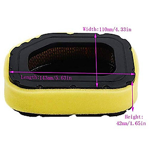 KH-32-083-03-S Air Filter 3208303 for Kohler SV810 SV820 SV830 0 SV725 SV730 SV735 SV740 Engine Toro Cub Cadet Lawn Mower Replace 32-883-03-S1 3208303-S 32 083 03