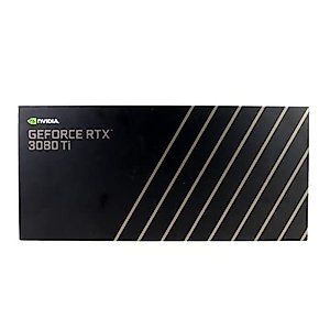 Geforce RTX 3080 Ti 12GB GDDR6X PCI Express 4.0 Graphics Card Titanium and Black