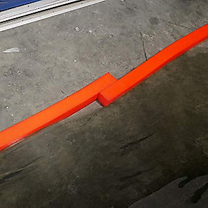 Quick Dam's Insta-Dam, Instant Flexible Indoor Flood Dam, 2in High x 4ft Long, Orange