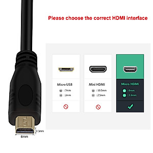 avedio Links Micro HDMI to VGA Adapter, Active Micro HDMI to VGA Video Converter with 3.5mm Stereo Audio, Micro HDMI to VGA Cable (Male to Female) Compatible with Laptop, Projector, HDTV