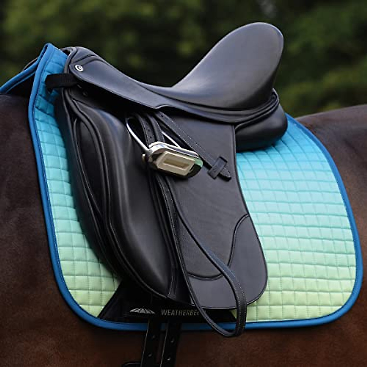 Weatherbeeta Prime Ombre Dressage Saddle Pad - Rainbow Dream - Full