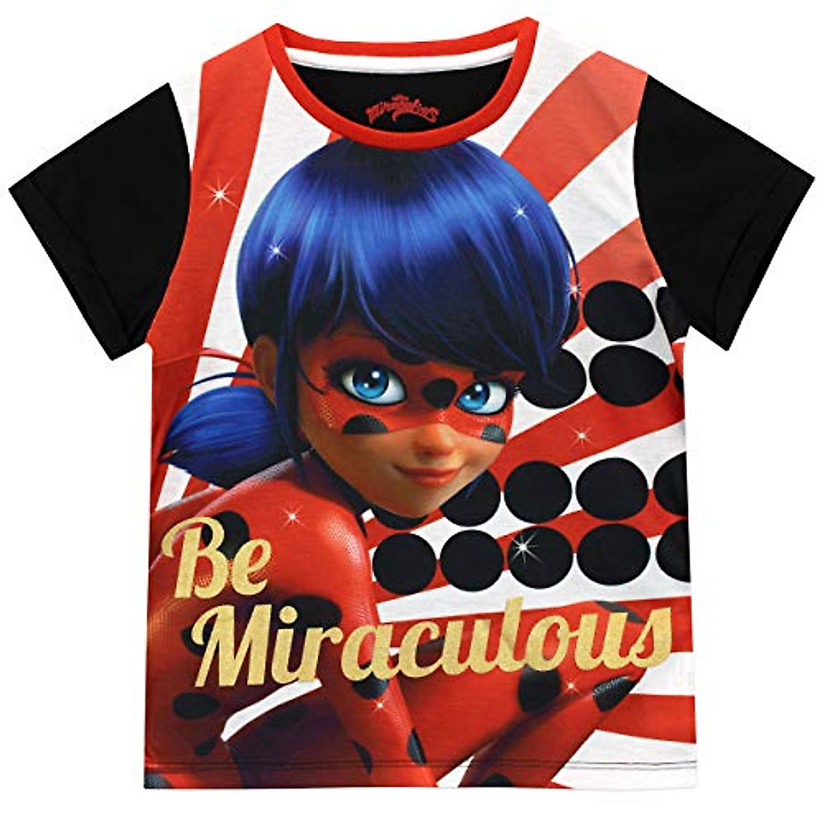 Miraculous Ladybug Girls' Lady Bug Pajamas Size 7 Red