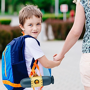 Pwsap Toothbrush Travel Case, Removable and Portable 3 in 1 Toothbrush Holder Cup, Use for Travel, Hiking,Camping, School, Bathroom, Cute and Playful Submarine Styling for Kids and Teens (Blue)
