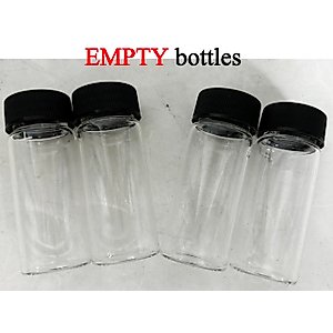 HFBTE Turbidity Meter 4 Sample Bottles (Two Sets) Empty Bottles Tubes 4 Empty 25 * 60mm Glass Sample Bottles for SGZ Series Turbidity Meter Turbidimeter