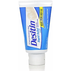 DESITIN Rapid Relief Diaper Rash Creamy Ointment 2 oz (Pack of 6)