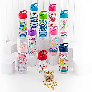 Stephen Joseph Sip and Snack, Charcoal Flower