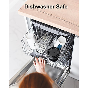 BUZIO 40oz Water Bottle Fits in Cup Holder, Stainless Steel Insulated Tumbler with Handle and Straw, Double Wall Tumbler Cup with Lid, Leak-proof BPA-Free Vacuum Travel Flask Keeps Cold, Indigo Crush