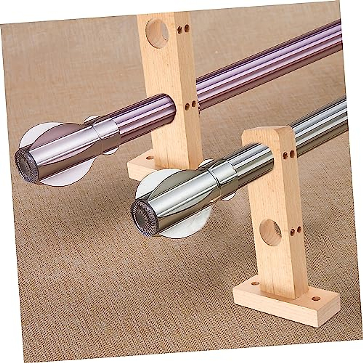 YARNOW Roman Pole Bracket Ceiling Curtain Rod Curtain Holder Ceiling Hooks Curtain Hardware Brackets Window Curtain Rod Shower Curtain Support Bracket Rod Bracket Shower Curtain Accessory