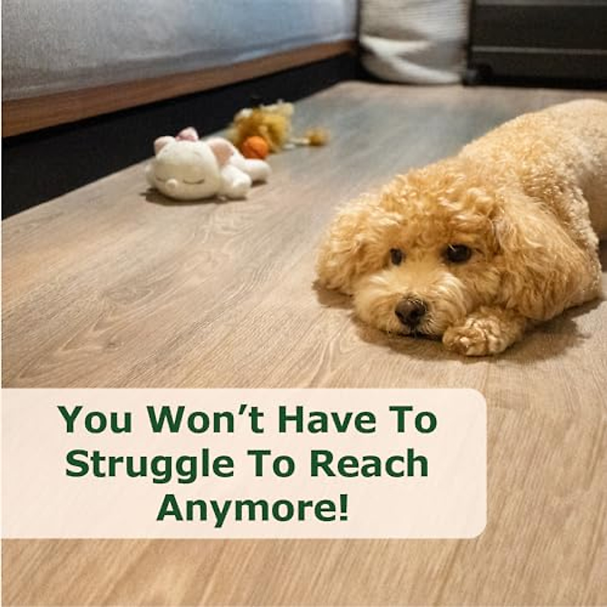 ECOHomes Under Couch Guards Toy Blocker - Strap Barrier for Under Sofa, Bed & Furniture Bottom Stop Things from Going Under | Easy to Install Gap Bumper Stopper for Toys (9 Ft by 1.5 Inch)