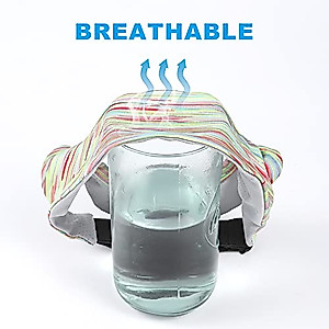 TOYMIS Adjustable VR Mask Sweatband, Breathable VR Eye Mask Washable VR Cover for Women Men Kids Exercising ( 3 Pieces)