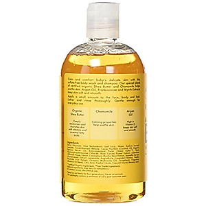 Shea Moisture Raw Shea Butter Chamomile & Argan Oil Baby Head-to-Toe Wash & Shampoo - 13 oz
