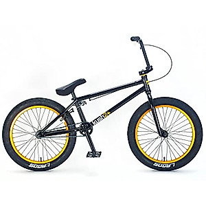 Mafiabikes Kush 2+ 20 inch BMX Bike Black Gold