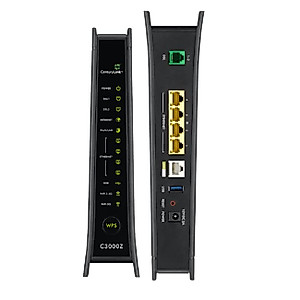 ZyXEL C3000Z Dual-Band 802.11b/g/n Gigabit Modem for CenturyLink (Renewed)