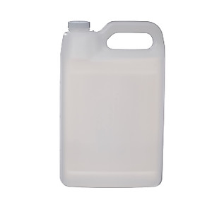 Hudson Exchange 1 Gallon F-Style Plastic Jug with Cap, HDPE, Natural, 6 Pack