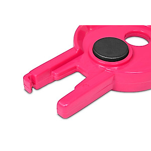 Seki Japan Multifunction Bottle Cap Opener, Plastic Body Jar Opener, Serrated Steel Parts Remove Stubborn Lids Kitchen Gripper with Pull Top Can Opener for Elderly, Women, Children