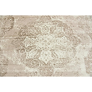 Unique Loom Sofia Collection Area Rug - Salle Garnier (8' x 10', Beige/ Ivory)