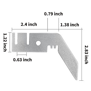 ZhouDaShu Double Crossbar Valance Hanger for Drape Backdrop Stand,Crossbar Hangers for Commercial Pipe and Drape Backdrop Kit,3'' Wedding Hanger Parties Decoration Backdrop Stand Hooks(4 PCS)