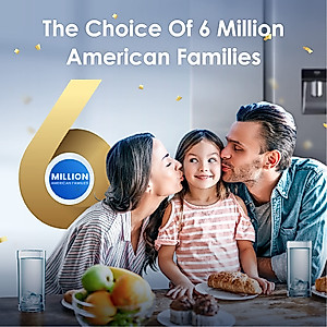 Waterdrop Plus 469690 ADQ36006101 𝐍𝐒𝐅 𝟓𝟑&𝟒𝟎𝟏 Refrigerator Water Filter, 𝐑𝐞𝐝𝐮𝐜𝐞 𝐏𝐅𝐀𝐒, Replacement for LG® LT700P®, Kenmore® 9690, ADQ36006102, WSL-3, FML-3, 2 Pack Package May Vary