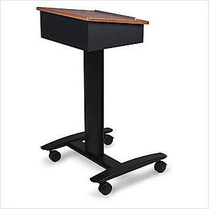 Balt MooreCo Lumina Mobile Lectern 27574 Podium, cherry/black