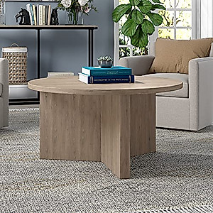 Henn&Hart Anders Coffee Table, 32" Wide, Gray