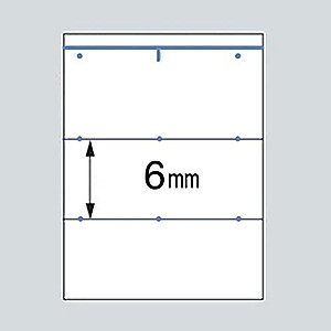 Kokuyo Campus Loose Leaf Paper for Binders, Shikkari Firm Writing, B5, B 6mm Dotted Ruled, 26 Holes, 36 Lines, 100 Sheets, pH Neutral, Bleed Resistant, 77gsm, Pack of 3, Japan Import (NO-S836BT)