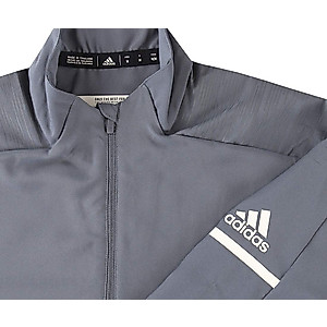adidas Men's Team Iconic Long Sleeve 1/4 Zip Pullover Onix/White