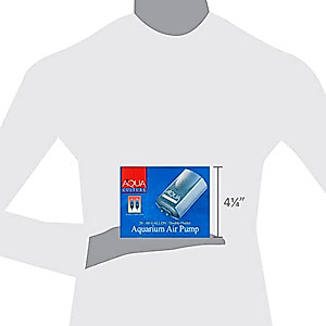 20 - 60 Gallon Aquarium Air Pump by Aquaculture