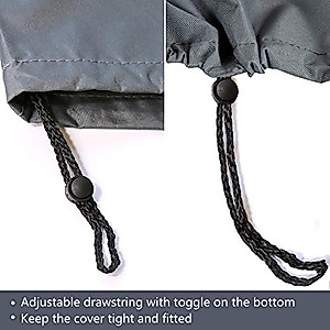 Baner Garden B15 3-Piece Outdoor Veranda Patio Garden Furniture Cover Set with 600D Durable and Water Resistant Fabric