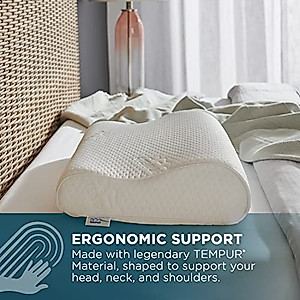 Tempur-Pedic TEMPUR Neck Pillow, Small Profile, White