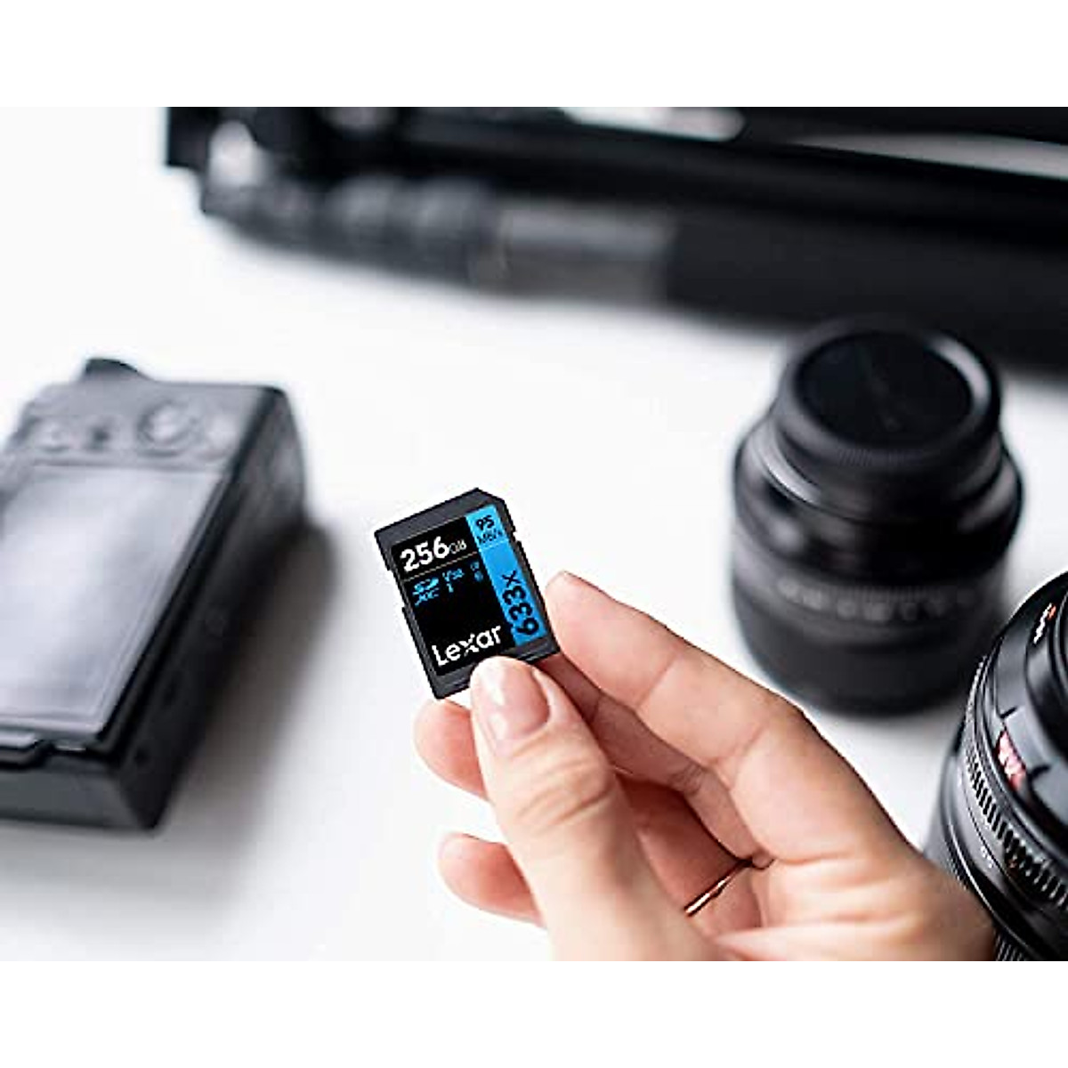 Lexar Professional 633x 128GB SDXC UHS-I Card, Up To 95MB/s Read, for Mid-Range DSLR, HD Camcorder, 3D Cameras, LSD128GCB1NL633 (Product Label May Vary)