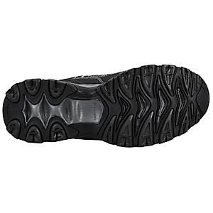 Skechers Mens Afterburn M. Fit Fashion-sneakers, Black/Charcoal, 10 US