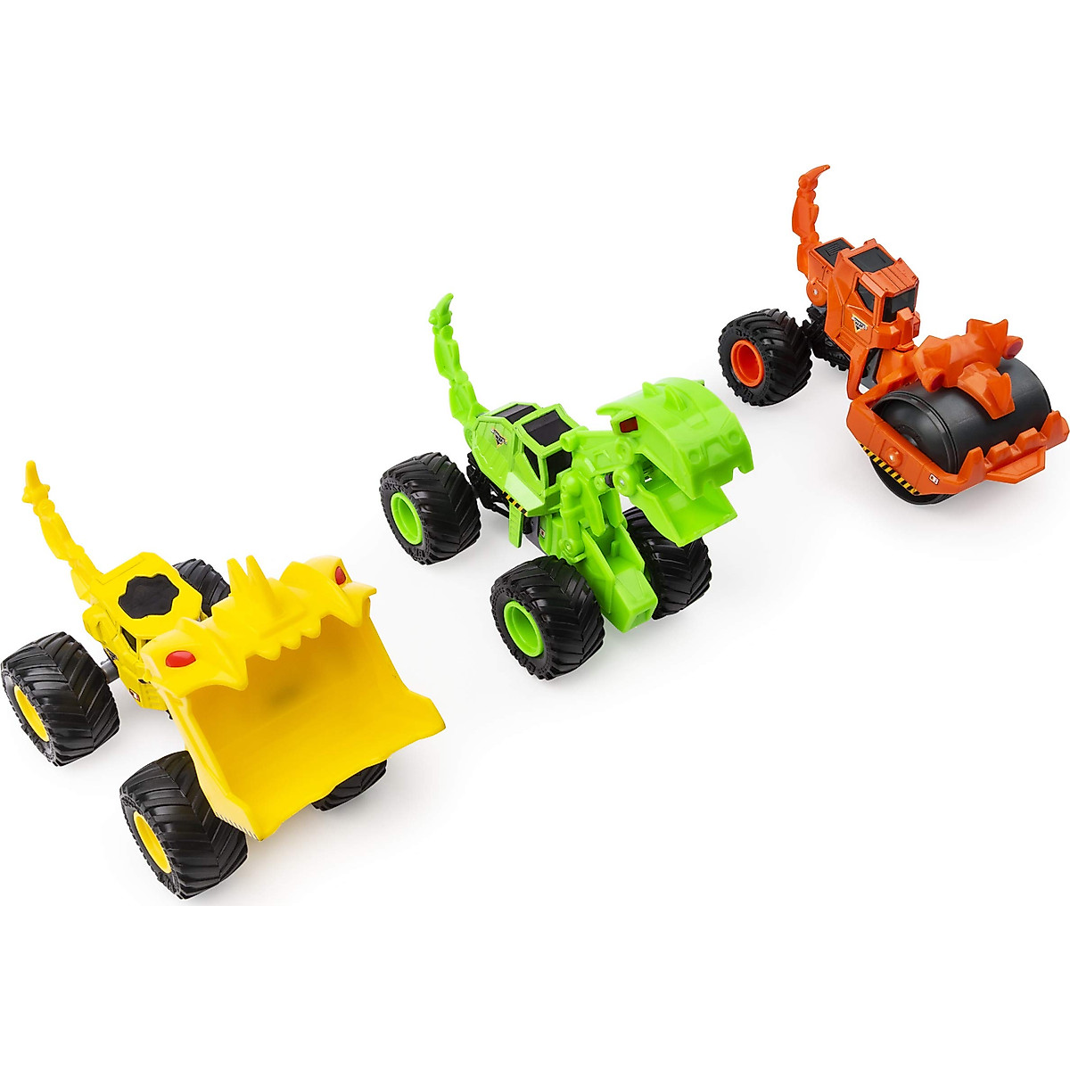 Monster Jam, Official Dirt Squad 3-Pack of Monster Trucks with Moving Parts, 1:64 Scale Die-Cast Vehicles, Kids Toys for Boys Aged 3 and Up