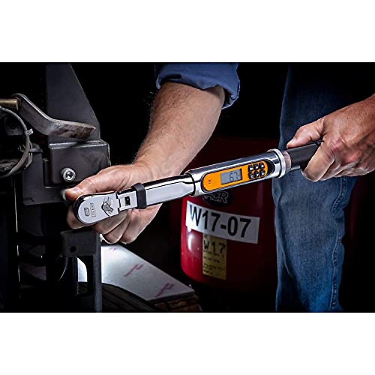 GEARWRENCH 3/8" 120XP Flex Head Electronic Torque Wrench with Angle, 10-100 Ft/Lbs - 85195