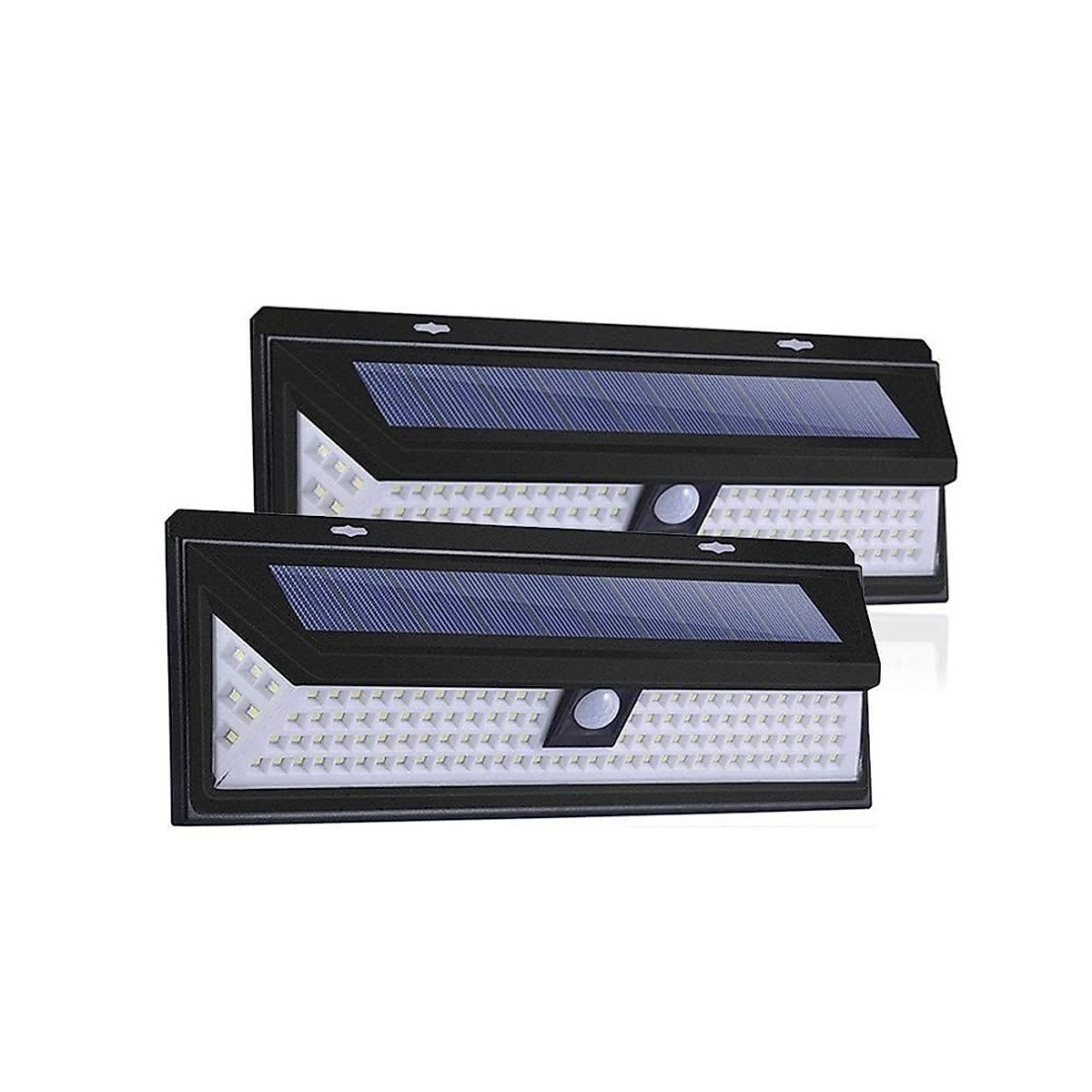 EMFYL Luopan Indoor Lighting 2pcs IP65 118LEDs 3Modes Solar Light Outdoor LED Light Outdoor Solar Lamp PIR Motion Sensor Sunlight Powered Lamp for Garden Decoration