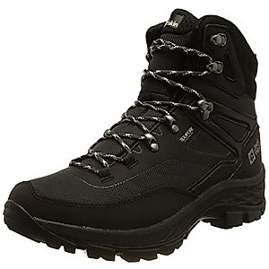 Jack Wolfskin Men's Rebellion Guide Texapore Mid Hiking Shoe Backpacking Boot, Black, 11