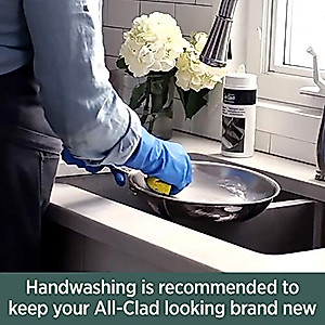 All-Clad D5 5-Ply Stainless Steel Sauce Pan with Lid 3 Quart Induction Oven Broil Safe 600F Pots and Pans, Cookware