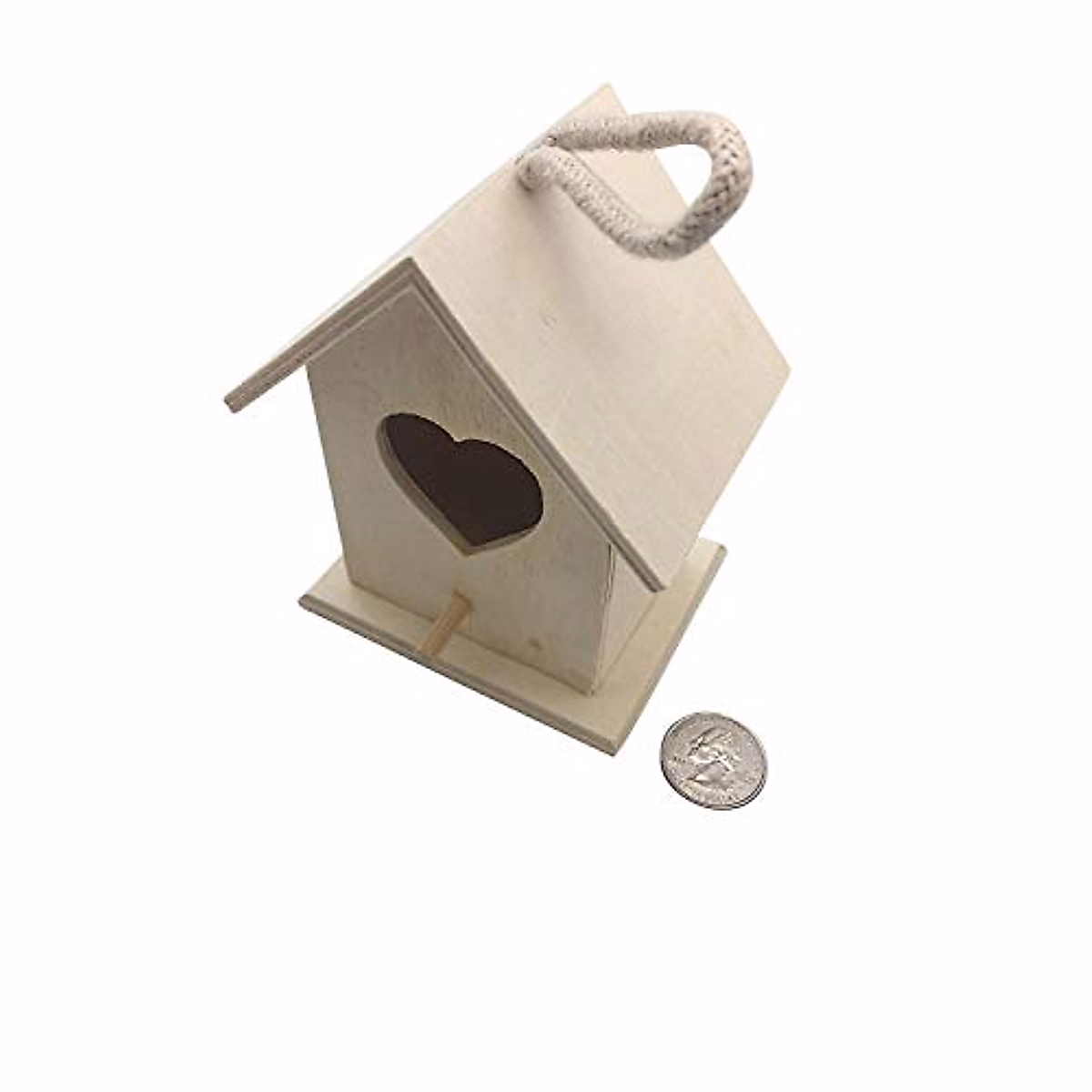 Oojami Design Your Own Wooden Birdhouses 12 Bird House Bulk (Modern)