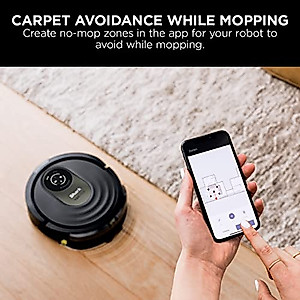 Shark AI Robot Vacuum & Mop, with Home Mapping, Perfect for Pets, Wifi, Works with Alexa, Black/Gold (AV2001WD)