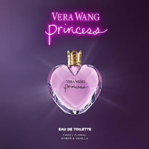 Vera Wang Princess Eau de Toilette for Women - Fruity Floral Scent - Sweet Notes of Vanilla, Water Lily, and Apricot - Feminine and Modern - 1.7 Fl Oz