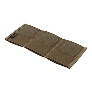 KRYDEX Triple 5.56 Magazine Holder Elastic Mag Holder with Hook Fasteners for MK3 and MK4 Chest Rig (Coyote Brown)