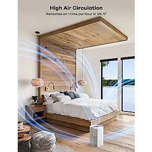 Welov Air Purifiers for Home: H13 True HEPA Air Purifiers for Pets Allergies Asthma,Mini Portable Air Cleaners with Aromatherapy,Removal Up to 0.1 Microns,23dB Air Purifier for Bedroom