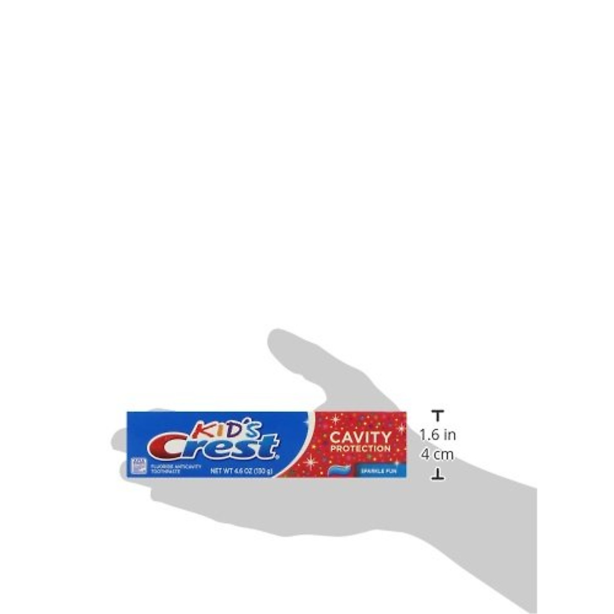 Crest Kid's Crest, Fluoride Anticavity Toothpaste, Sparkle Fun Flavor, 4.6-Ounce Tube
