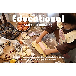 Baker Buddy Unicorn Kids Baking Set with storage case, real working utensils, cookie cutters, and baking supplies, beautiful unicorn apron for kids