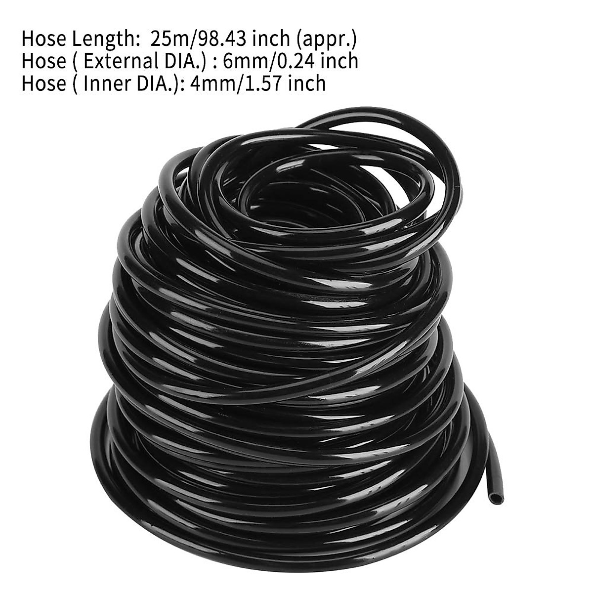 25m Adjustable Automatic Micro Drip Irrigation System Kit Plant Self Watering Garden Hose Kits DIY Watering Timer Automatic Patio Mister for Patio Garden Flower Plants