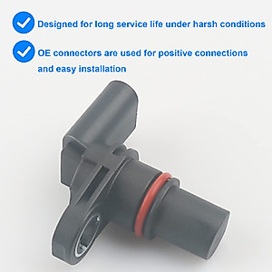 Camshaft Position Sensor, Cam Sensor Replace 07L905163C, 907-867, 07L-905-163-C Compatible with Audi VW - A3 A4 A5 A6 A7 A8 Quattro Q5 Q7 R8 S4 S5 S6, Beetle CC Eos GTI Jetta Passat Touareg, More