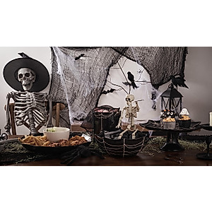 Bico Halloween Spider Web 9.5 inch Black Candy Ceramic Serving Bowl, for treats, chocolates, cookiess, Microwave and Dishwasher Safe