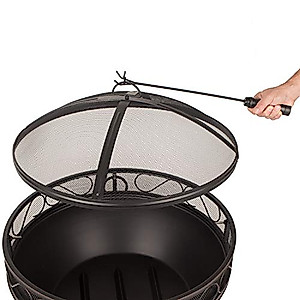 GHP Group OFW295R Bellora fire Pit, Rubbed Bronze