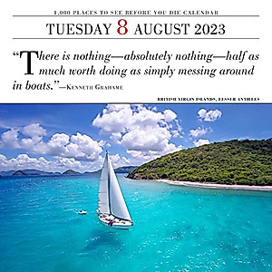 1,000 Places to See Before You Die Page-A-Day Calendar 2023: A Year of Travel