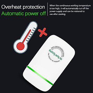 Power Saver Pro Energy Saver, Household Power Saver, Electricity Saving Box Household Office Market Device Electric Energy Saving Device, Electric Smart US Plug 90V-250V 30KW (4PC)